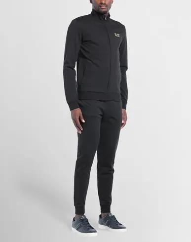 EA7 Tracksuit Size Cotton, Elastane - Black