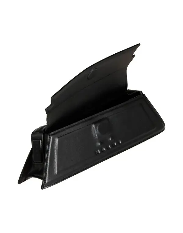 Marni Leather Shoulder Bag - Black