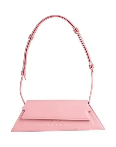 Marni Baguette Bag In Leather - Pink