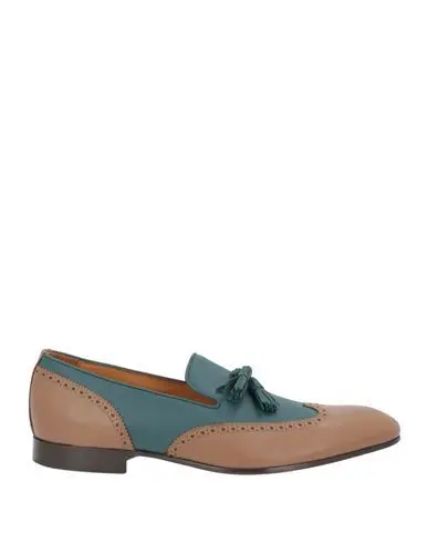 GIOVANNI CONTI Loafers Deep Teal Calfskin - Green