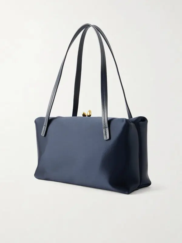 JIL SANDER Goji Pillow Satin Shoulder Bag - Blue