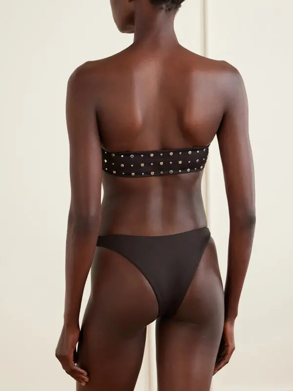 Staud Dana Bikini Briefs - Brown