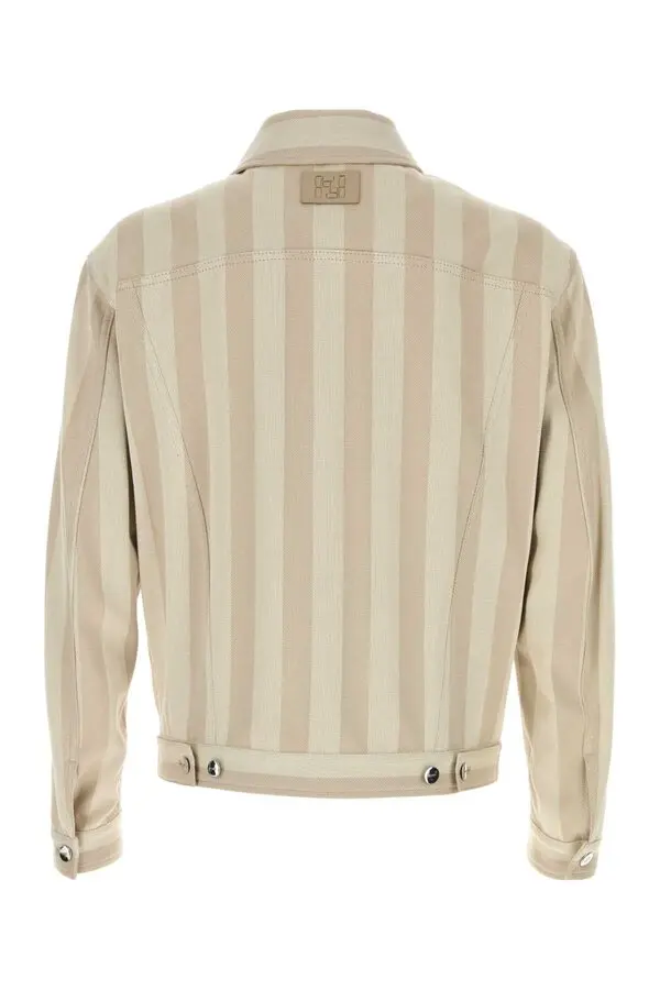 Fendi Embroidered Denim Jacket