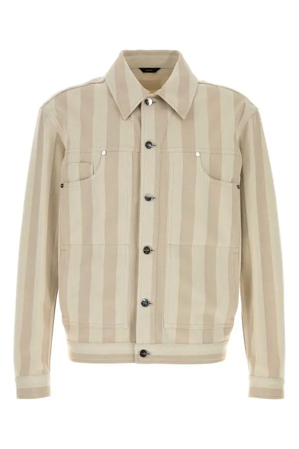 Fendi Embroidered Denim Jacket - Multicolor