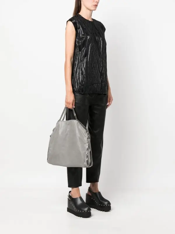 Stella McCartney Falabella Foldover Bag - Gray