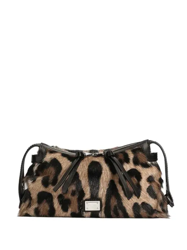 Dolce & Gabbana Vittoria Mini Leopard Print Tote Bag - Multicolor