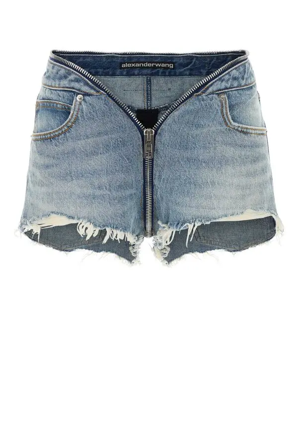 Alexander Wang Denim Shorts - Blue