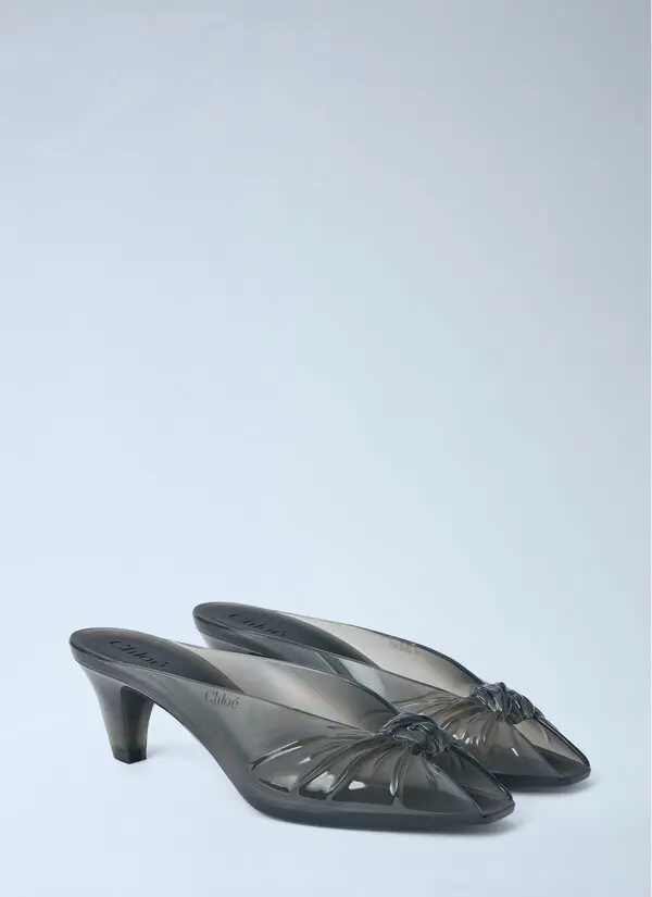 Chloé Pointed Toe Stiletto Mule Heels