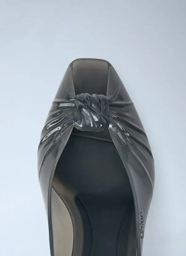 Chloé Pointed Toe Stiletto Mule Heels
