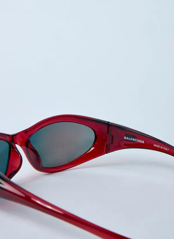 Balenciaga Sporty B Round Af Sunglasses
