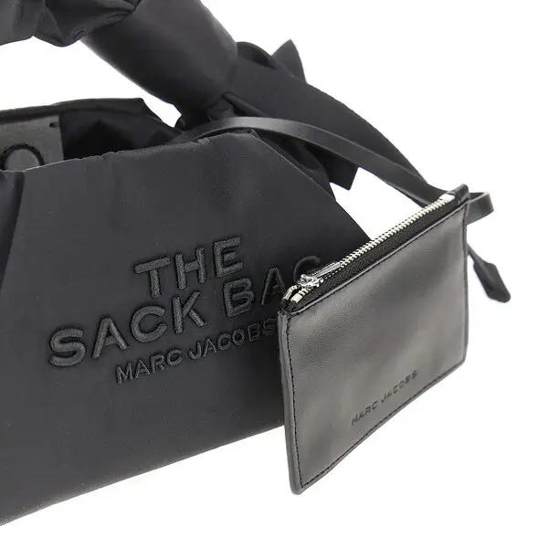 Marc Jacobs The Bow Nylon Mini Sack Bag - Black