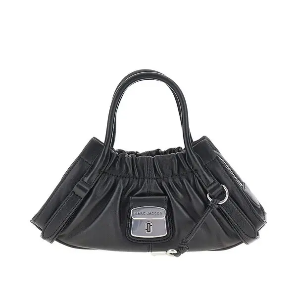 Marc Jacobs Cristina Satchel Nappa Leather Bag - Black