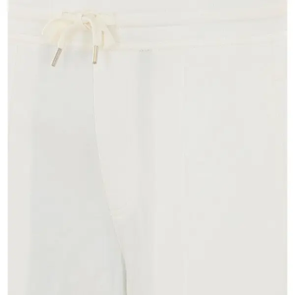 Brunello Cucinelli Techno Cotton Track Pants - White
