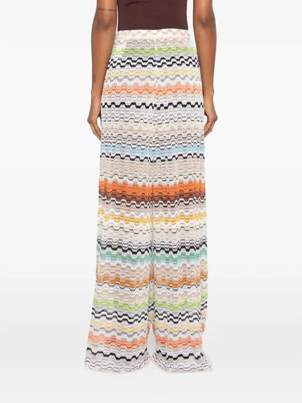 Missoni Zigzag Knit Palazzo Pants