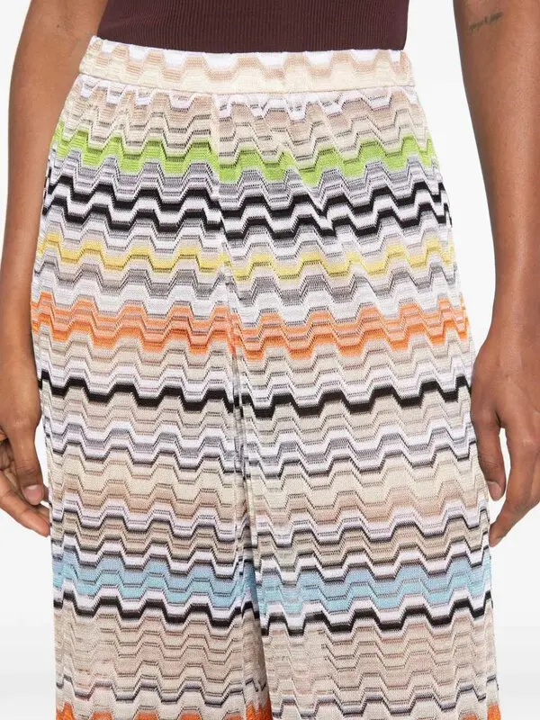 Missoni Zigzag Knit Palazzo Pants