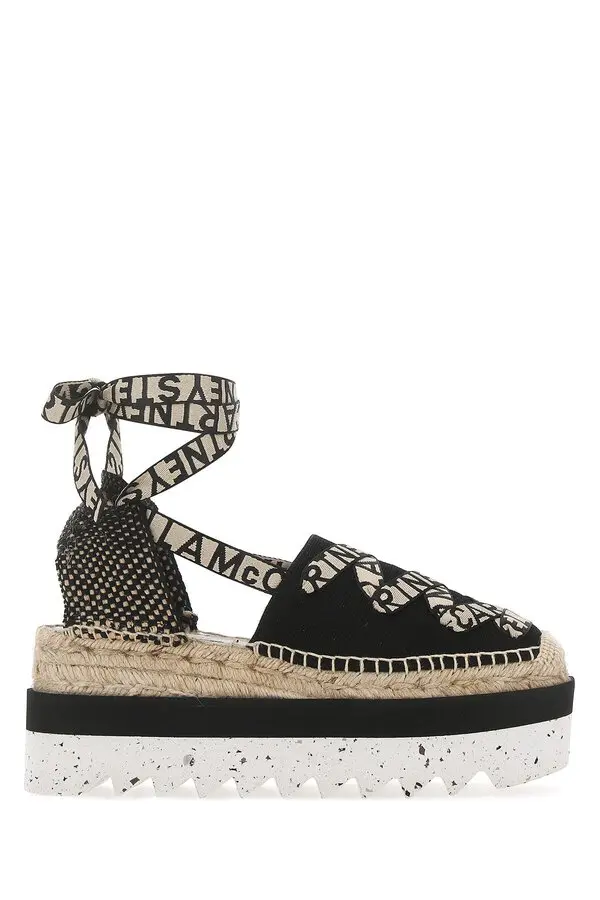 Stella McCartney Gaia Organic Canvas Espadrilles - Multicolor
