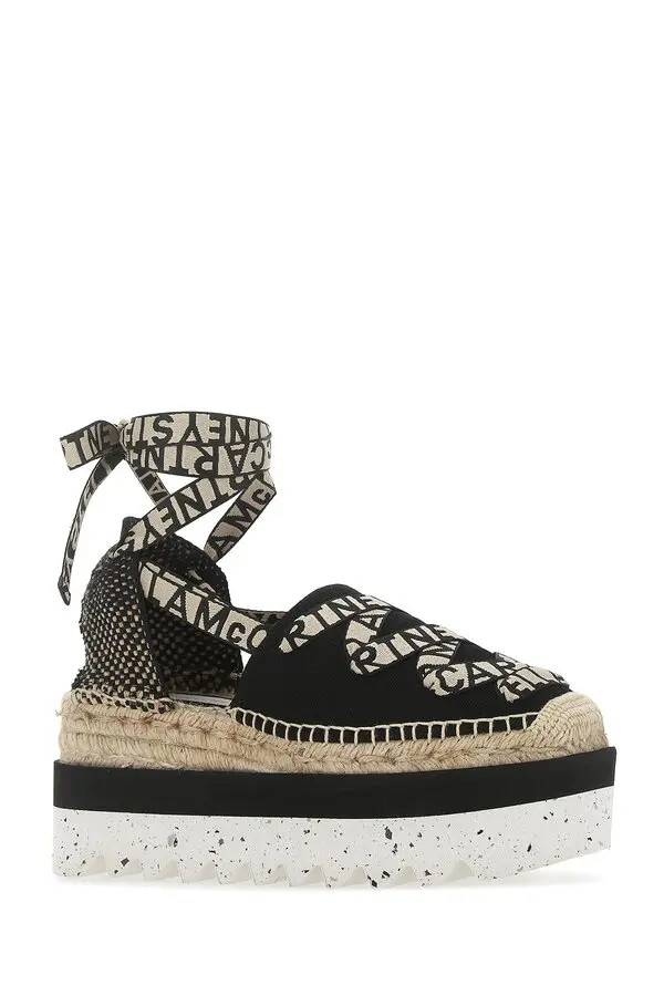 Stella McCartney Gaia Organic Canvas Espadrilles - Multicolor