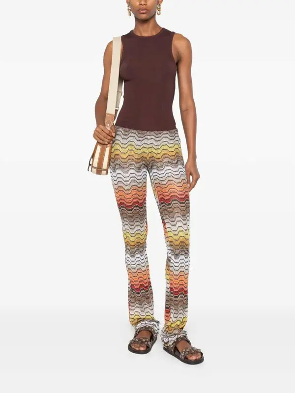 Missoni Zigzag Knit Trousers - Multicolor