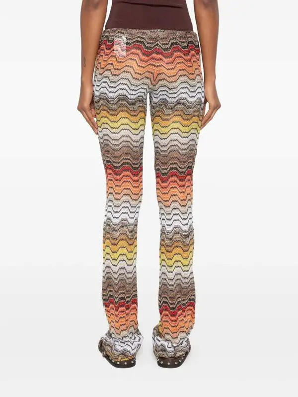 Missoni Zigzag Knit Trousers - Multicolor