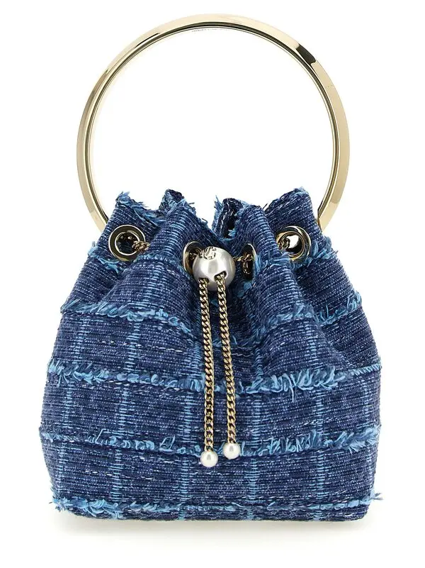 JIMMY CHOO Bon Bon Bucket Bag - Blue