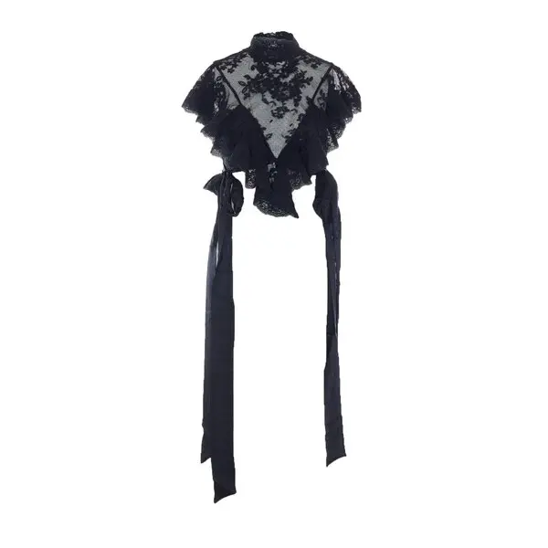 Zimmermann Luna Lace Top - Black