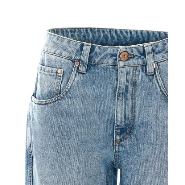 Brunello Cucinelli Straight-leg Denim Jeans With Crystal Embellishments - Blue