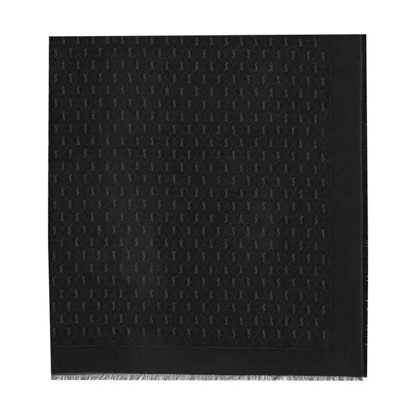 Saint Laurent Cassandre Scarf - Black