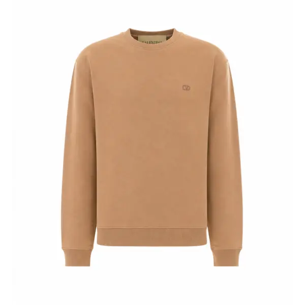 Valentino Garavani Vlogo Signature Crewneck Sweatshirt - Cream