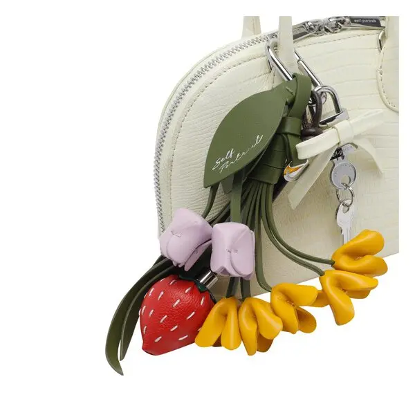 SELF-PORTRAIT Embossed Leather Mini Bag With Appliqu