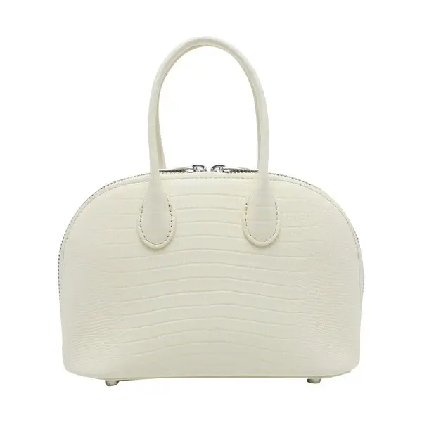 SELF-PORTRAIT Embossed Leather Mini Bag With Appliqu