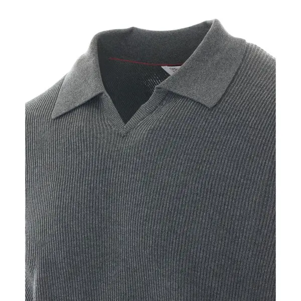 Brunello Cucinelli English Rib Stitch Polo