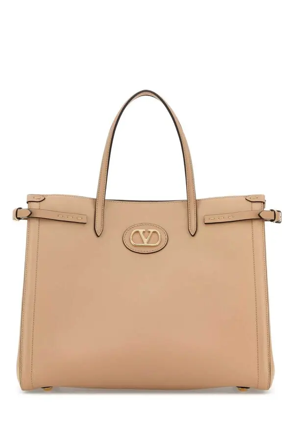 Valentino Garavani Vlogo Signature Shopper Bag - Brown