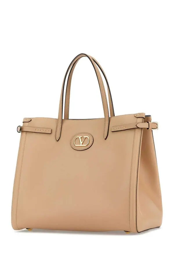 Valentino Garavani Vlogo Signature Shopper Bag - Brown