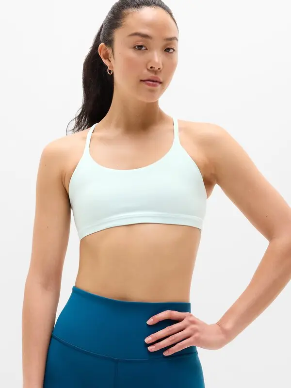 Athleta Transcend Scoop Sports Bra A-c - Sky