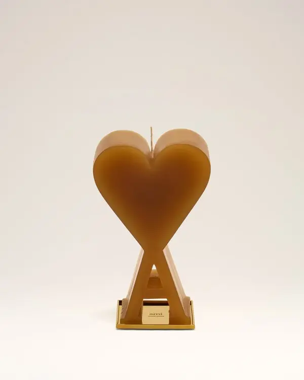AMI Paris De Coeur Candle Beige