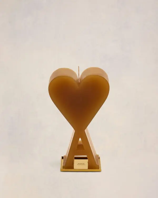 AMI Paris De Coeur Candle Beige