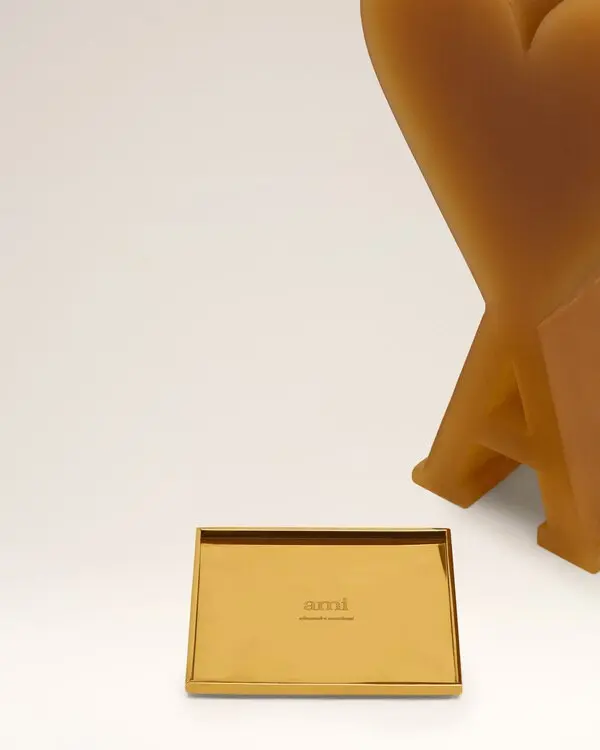AMI Paris De Coeur Candle Beige