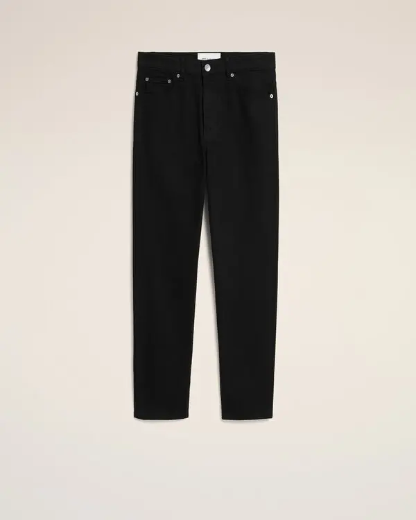 AMI Paris Tapered Fit Cotton Jeans - Black