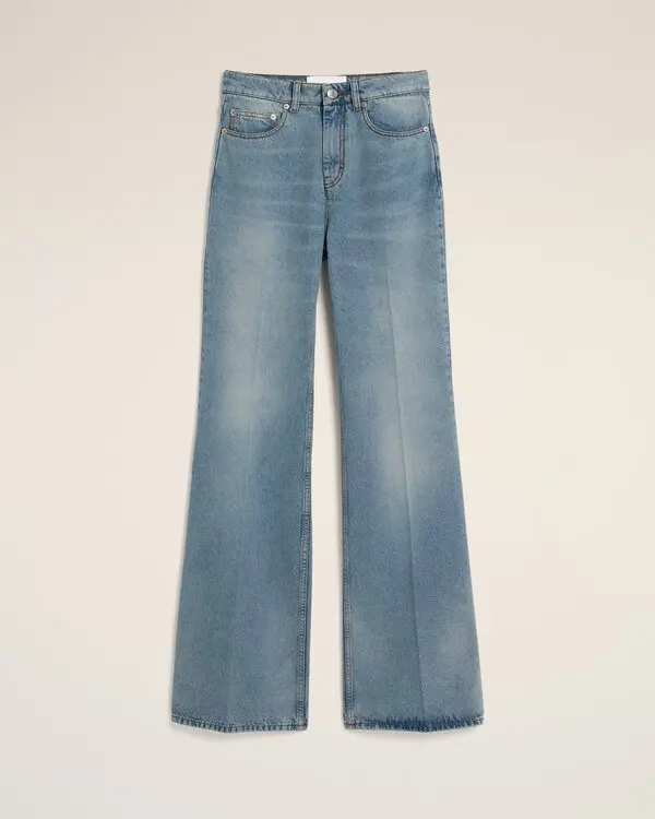 AMI Paris Flare Fit Cotton Jeans