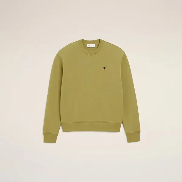 AMI Paris De Coeur Sweatshirt - Matcha