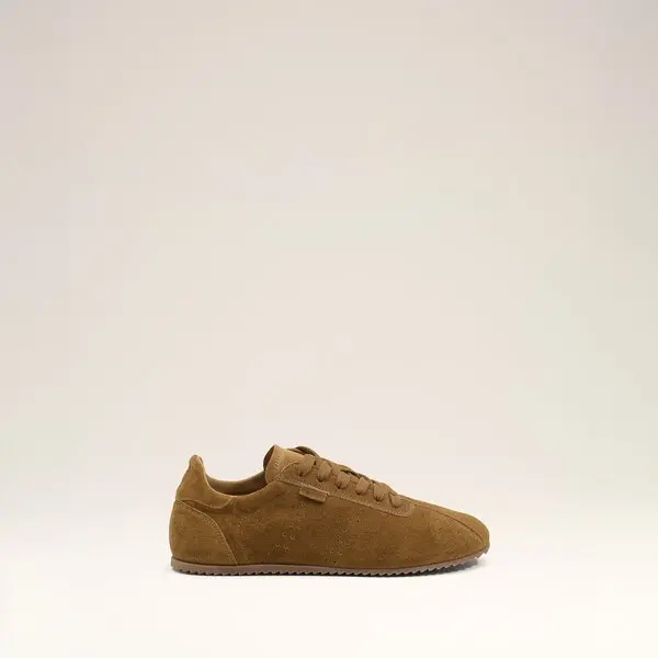AMI Paris Soft Suede Leather Sneakers