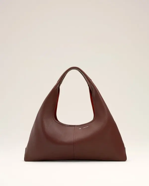 Ami Soft Leather Etienne Shoulder Bag - Cherry