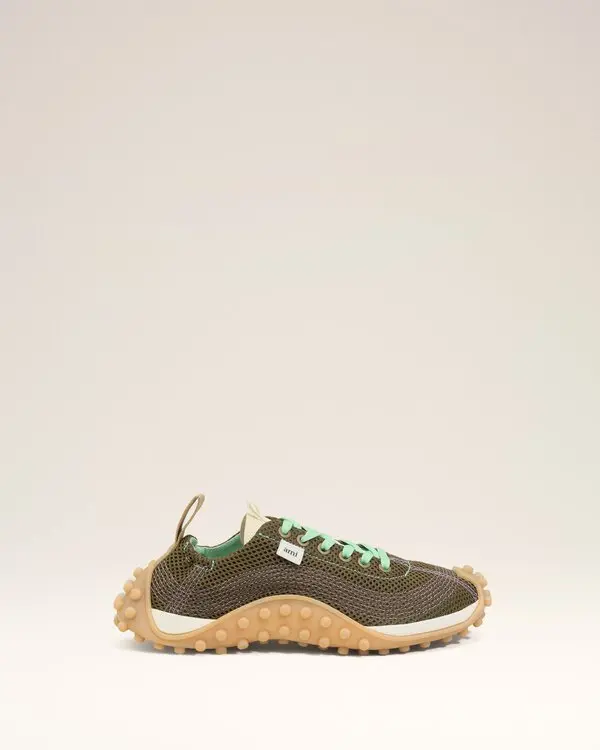 AMI Paris Mesh Mirage Sneakers - Bronze