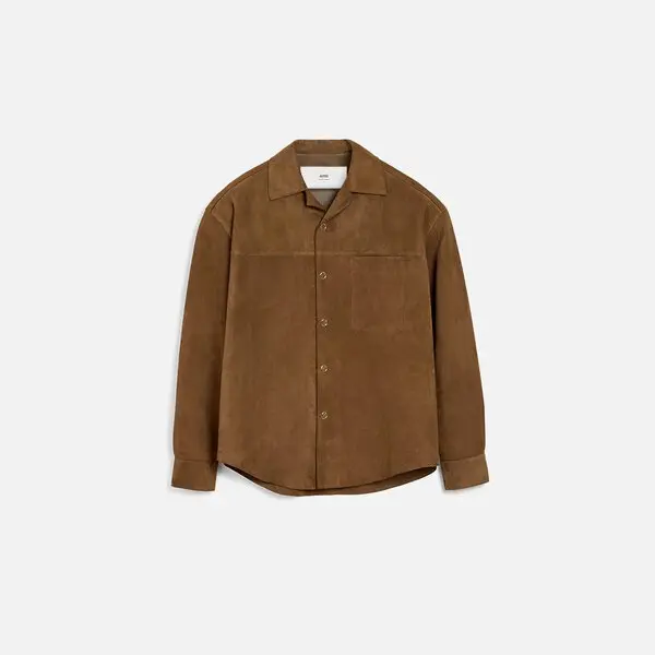 AMI Paris Goat Suede Overshirt