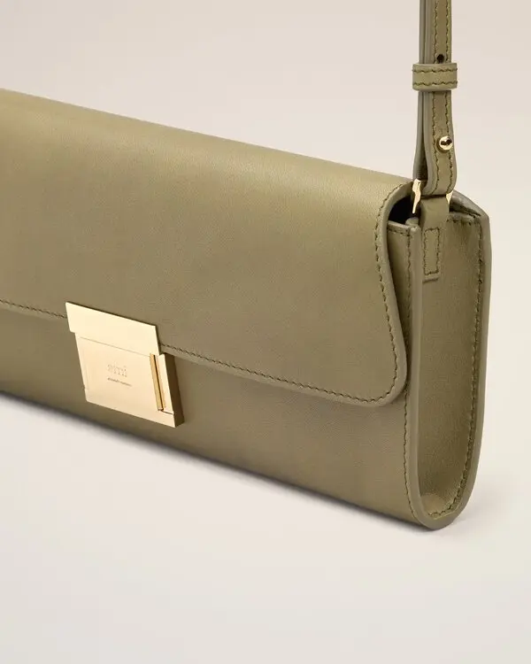 AMI Paris Mimi Pouch - Bronze