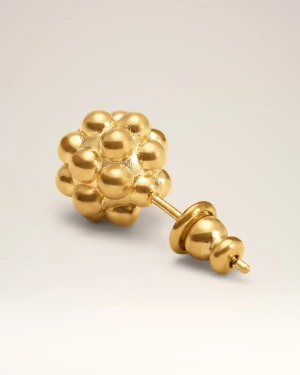 AMI Paris Plated Brass Stud Earrings
