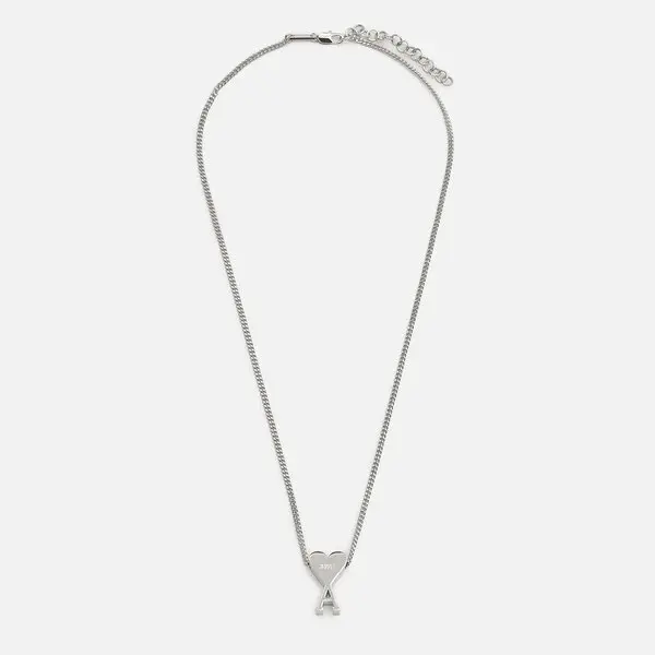 AMI Paris De Coeur Pendant Necklace - Silver