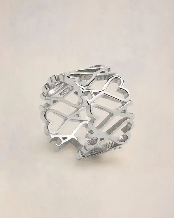 AMI Paris De Coeur Ring - Silver