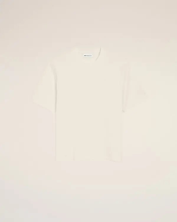 Ami De Coeur Embossed T-shirt - White Cream