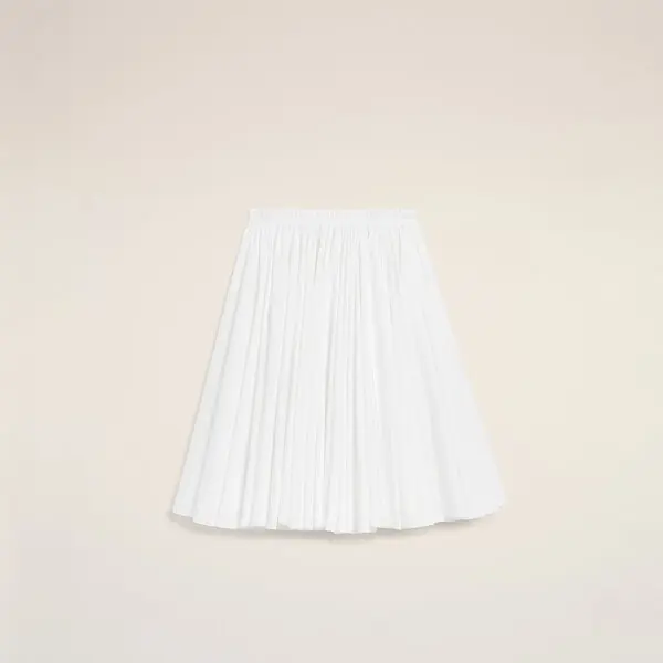 AMI Paris Cotton Poplin Corolla Midi Skirt